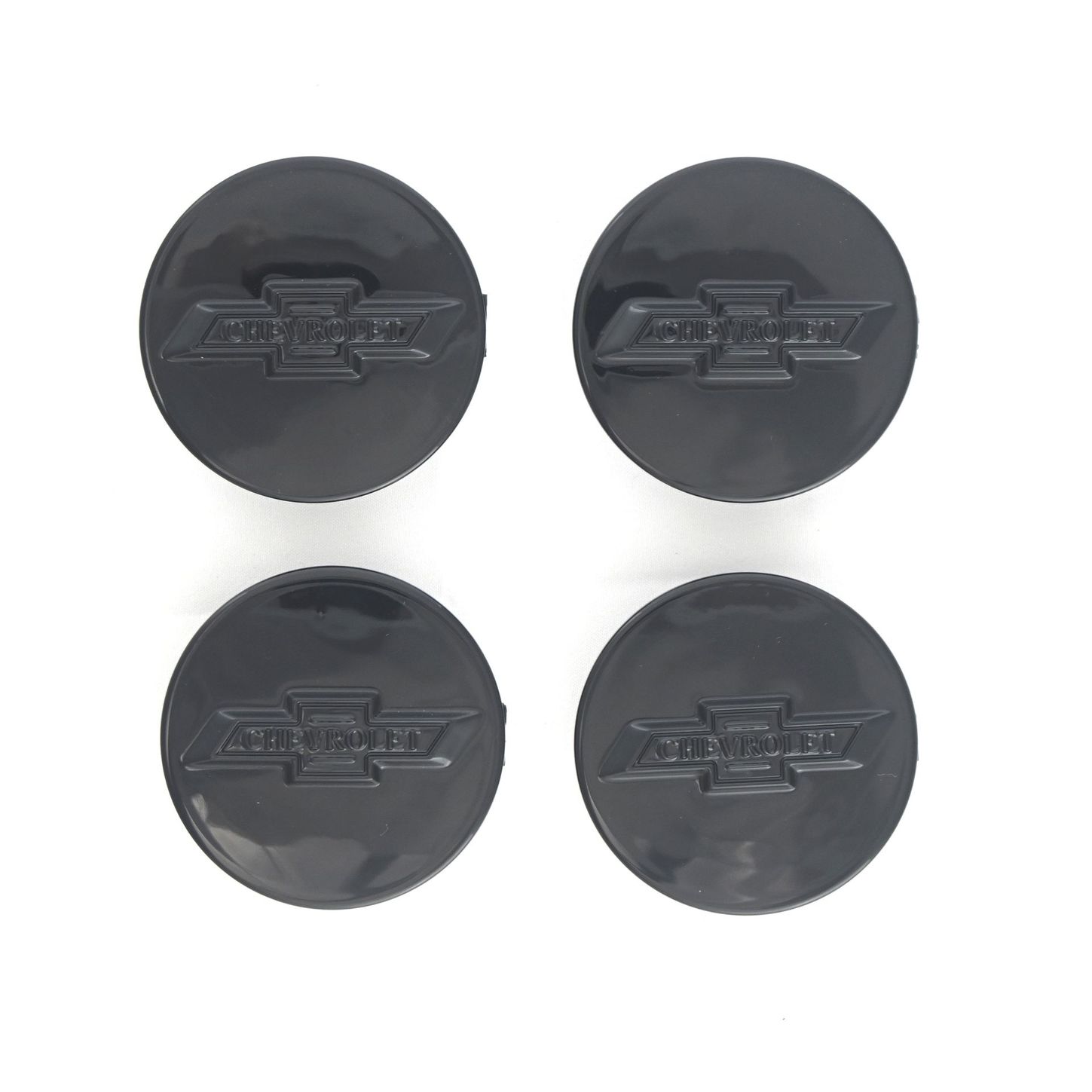 CCAP6800BLK Gloss Black Wheel Cap Set for 14-26 Chevrolet Silverado ...