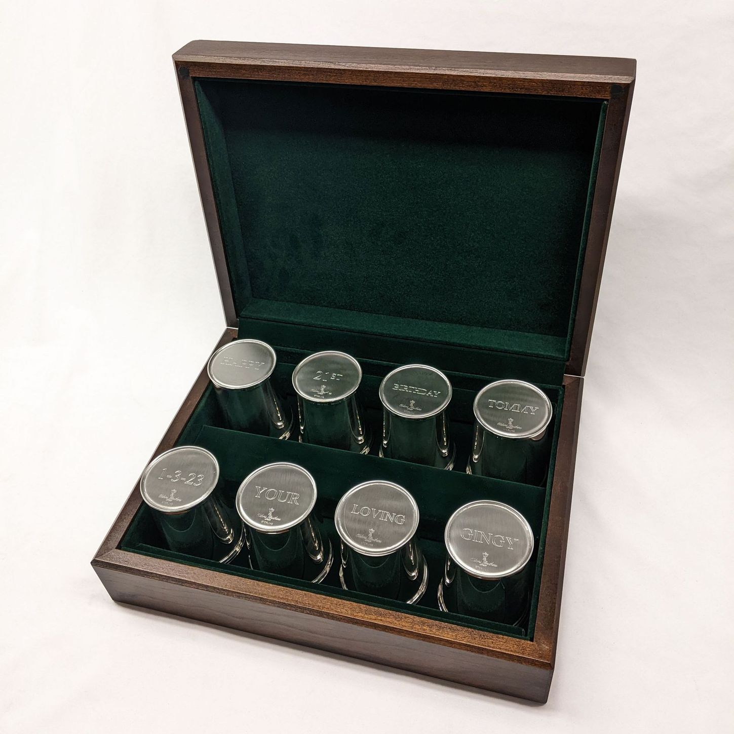 Kentucky Mint Julep Cup (Sterling) — Size: 5oz, Engraving: Text, 1-20 ...